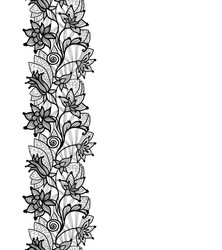 Floral lace Royalty Free Vector Image - VectorStock