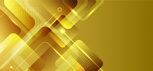 Abstract technology background with yellow Vector Image