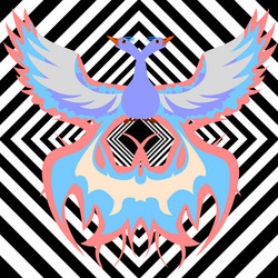 Phoenix raise logo Royalty Free Vector Image - VectorStock