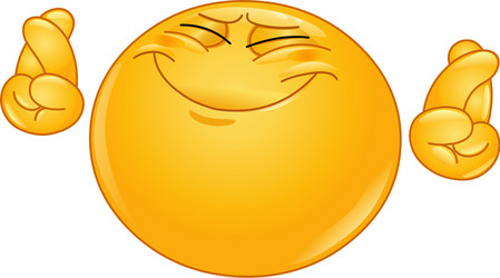 Pointing down emoticon Royalty Free Vector Image