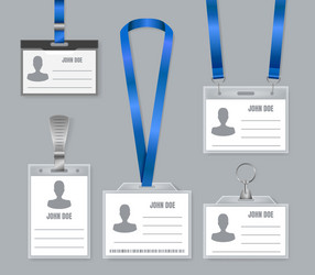 Realistic badges set Royalty Free Vector Image