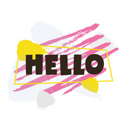 Hello Royalty Free Vector Image - VectorStock