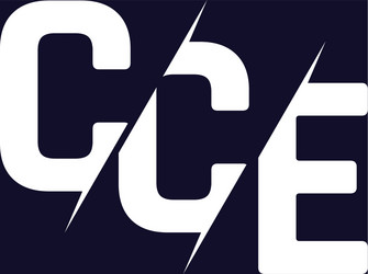 Monogram letters initial logo design bpv Vector Image