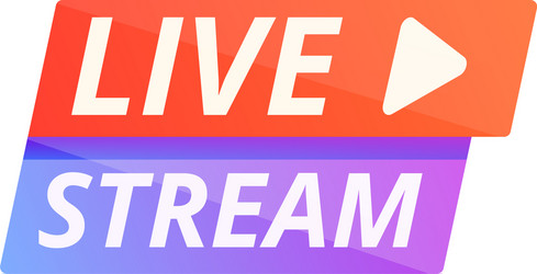 Stream icon cartoon style Royalty Free Vector Image