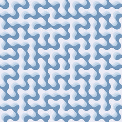 Abstract curved maze seamless pattern Royalty Free Vector
