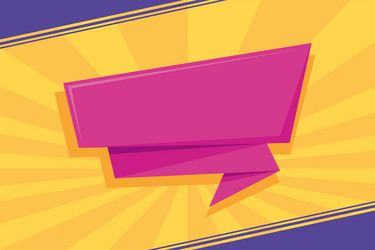 Pink triangle commercial banner Royalty Free Vector Image