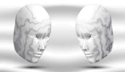 Two Face Silhouettes Vector Images (over 2,300)