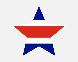 Puerto rico star flag Royalty Free Vector Image