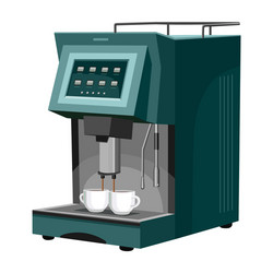 Coffee machine cartoon iconisolated Royalty Free Vector