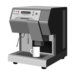 Coffee machine cartoon iconisolated Royalty Free Vector