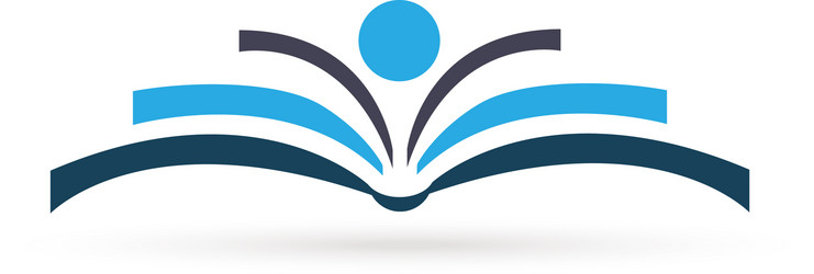 Knowledge book logo icon Royalty Free Vector Image