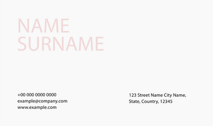 Business card preview Royalty Free Vector Image