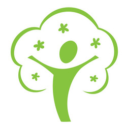 Paper tree Royalty Free Vector Image - VectorStock