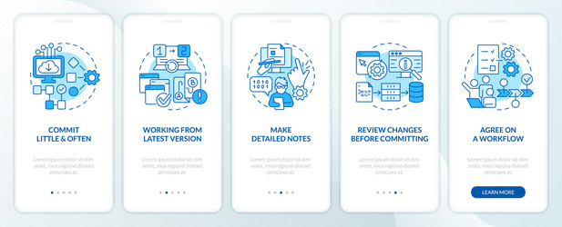 Source Code Management Best Practices Rectangle Vector Image