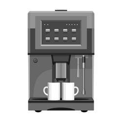Coffee machine cartoon iconisolated Royalty Free Vector