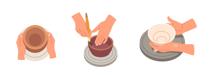 Potter Hands Clipart
