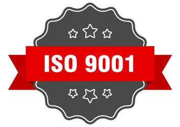 Iso 9001 stamp Royalty Free Vector Image - VectorStock
