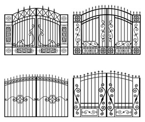 Ornate Gates Vector Images (over 1,600)