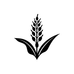 Sorghum icon Royalty Free Vector Image - VectorStock