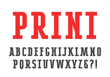 Continuous line font inline alphabet Royalty Free Vector