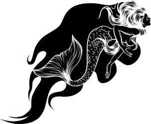 Black Mermaid Vector Images (over 5,600)