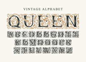 Dancing queen - retro-inspired lettering design Vector Image
