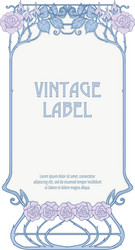 Vintage frame Royalty Free Vector Image - VectorStock
