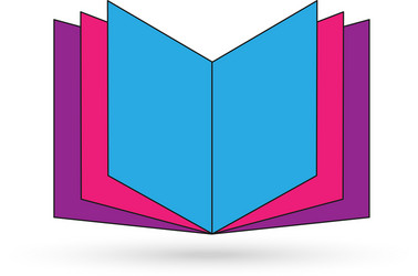 Knowledge book logo icon Royalty Free Vector Image