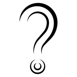 Question mark icon Royalty Free Vector Image - VectorStock
