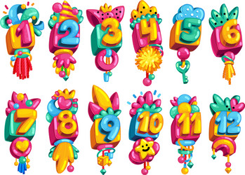 9 months baby Royalty Free Vector Image - VectorStock