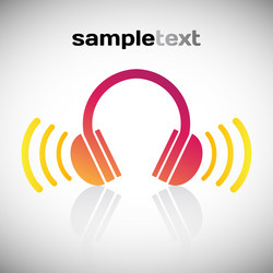 Listening to the music Royalty Free Vector Image