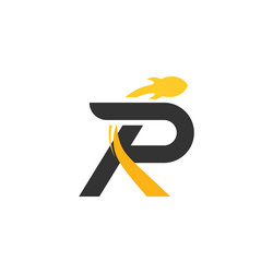 Rocket logo designs template logo symbol icon Vector Image