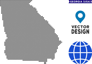 Georgia Dot Map State Vector Images (over 220)