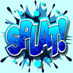 Comic Splat Vector Images (over 870)
