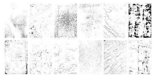 Distressed grunge paper overlay texture with dust Vector Image