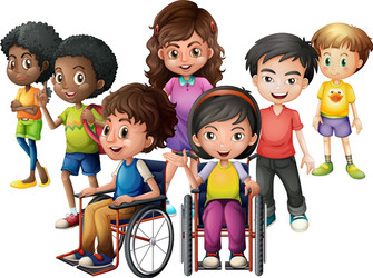 Children With Disabilities Clipart