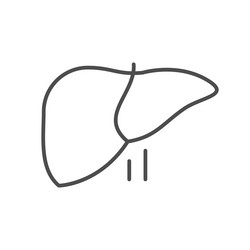 Bad liver attack germs and cirrhosis Royalty Free Vector