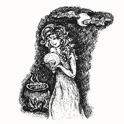 Cauldron Sketch Vector Images (over 1,100)