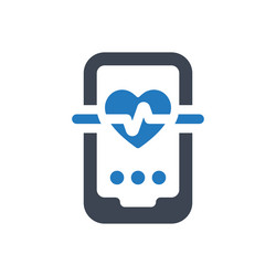 Mobile diagnostics icon Royalty Free Vector Image