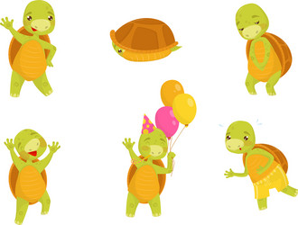 Emotional Turtle Vector Images (over 550)
