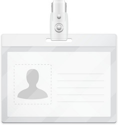 Press reporter id card template Royalty Free Vector Image