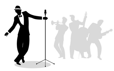 Jazz Singer Silhouette Vector Images (over 830)