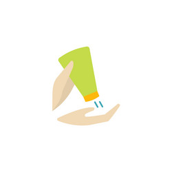 Sommelier holding glass bottle of old wine Vector Image