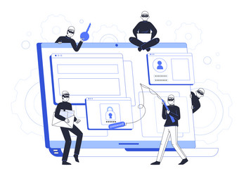 Cyber Crime Banner Vector Images (over 1,400)