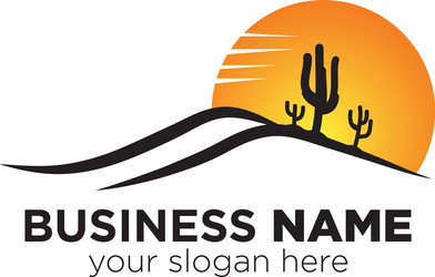 Arizona sun logo concept icon element Royalty Free Vector