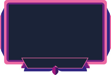 Pink streaming banner Royalty Free Vector Image