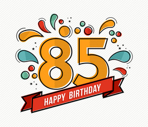 Number 85 Vector Images (over 830)