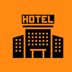Simple hotel icons universal icon to use Vector Image