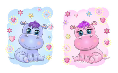 Two Hippos in Love Vector Images (67)