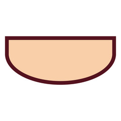 Pink name label color stroke Royalty Free Vector Image